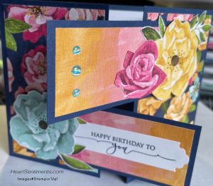 Front Flap Fold Card - Heart Sentiments