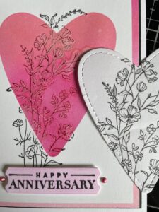 Masking with Dainty Delight - Heart Sentiments